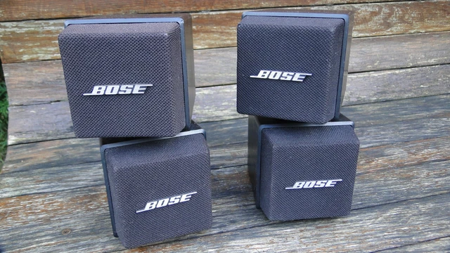 PAIR OF BOSE Acoustimass Cube System Cube Speakers AM-5 Left & Right In ...
