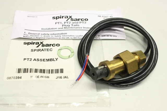SPIRAX SARCO PT2 Sensor Plug Tails PT2 OVP EUR 57,95 - PicClick DE