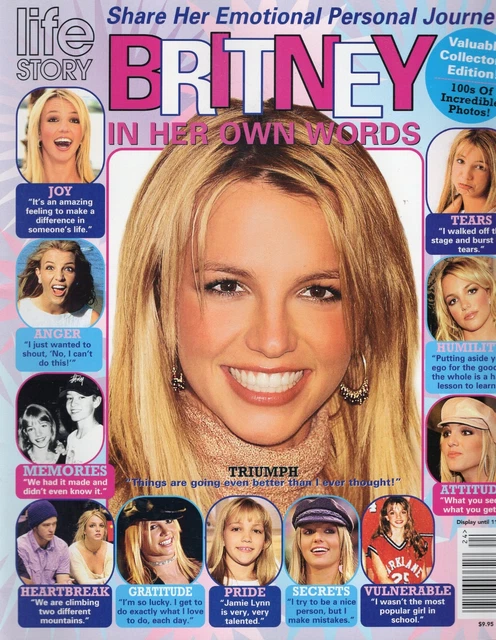 BRITNEY SPEARS LIFE Story Magazine 2002 IN HER OWN WORDS Collector's ...