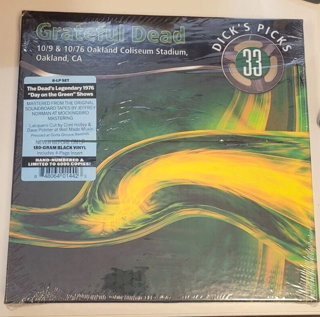 Dicks Picks Vol 33 10 9 And 10 10 76 Grateful Dead Sealed And New W Mnr