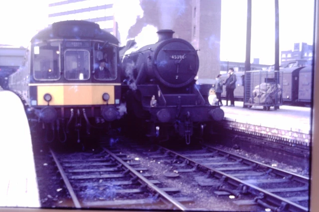 BRITISH RAIL LOCO 45394 Steam & Diesel Railway Slide Ref 275A £4.99 ...