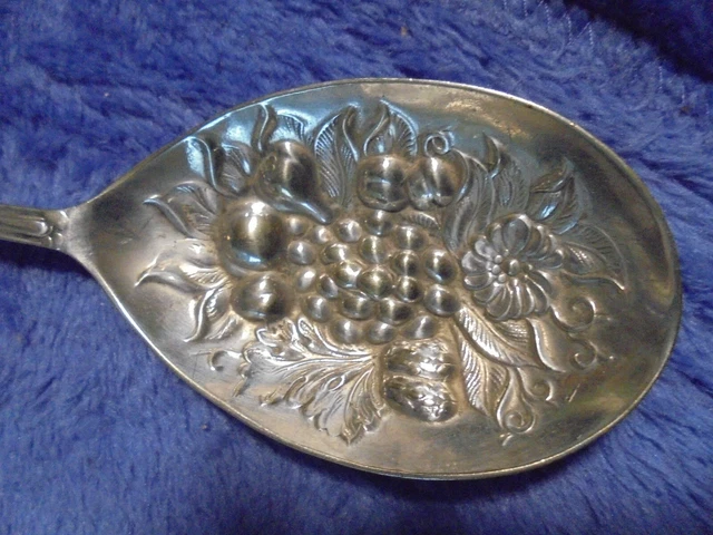 FRUIT SERVING SPOON Epns A1 Sheffield Silver Plated Vintage £2.99 ...