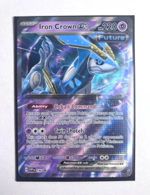 POKÉMON TCG IRON Crown ex SVP 146 Scarlet & Violet Black Star Promo NM ...