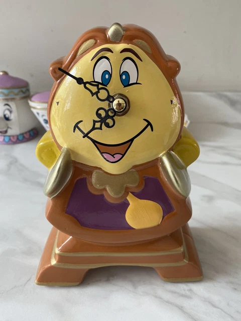 PRIMARK DISNEY BEAUTY And The Beast Ceramic Cogsworth Clock £3.20 ...
