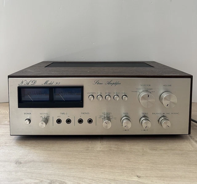 AMPLI -NAD MODEL 90- 70’s Made In Japan - Vintage 2x55w Stereo ...