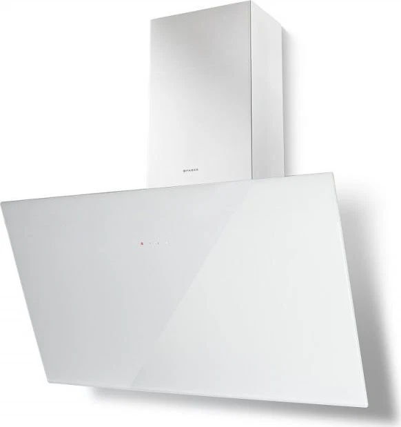 CAPPA CUCINA FABER Aspirante a Parete 80 cm Vetro Bianco 110.0455.054 ...