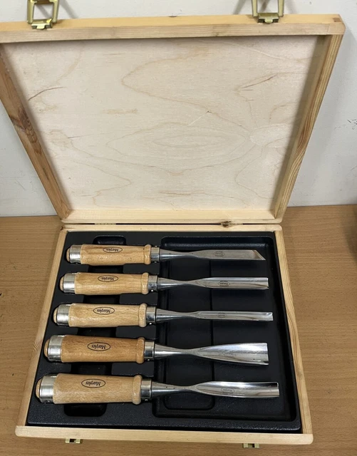 MARPLES WOOD SCULPTING Tools C/W Box - M260 Set $54.78 - PicClick