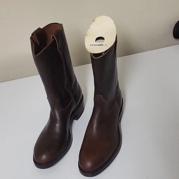 VINTAGE THE PLAINSMAN by boulet Cowboy Boots in 2 tone Brown color Size ...