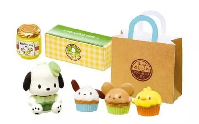 SANRIO POCHACCO CAFÉ Mini Figura Juguete Souvenir Coleccionable EUR 57 ...