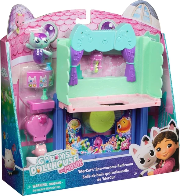 GABBY'S DOLLHOUSE: THE Movie MERCAT'S Spa-wesome Bathroom £16.03 ...