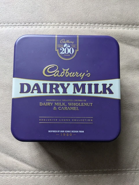 CADBURY’S DAIRY MILK Mixed Chocolate 200 Years Anniversary Tin (Empty ...
