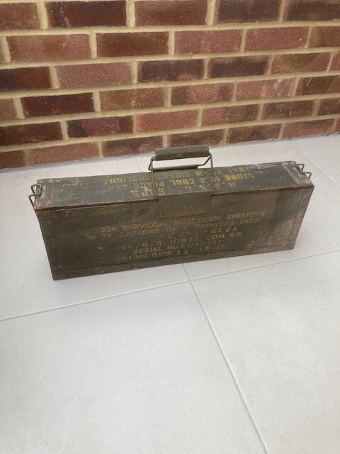 WW2 BRITISH ARMY Repurposed Green Wooden Ammunition Box £21.00 ...