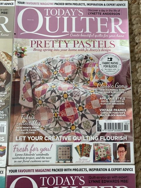 4 QUILTING MAGAZINES - Today's Quilter Issue 9,10,11,13 Good Condition ...