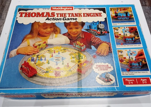 THOMAS THE TANK Engine Action Board Game - Waddingtons 1986 100% ...