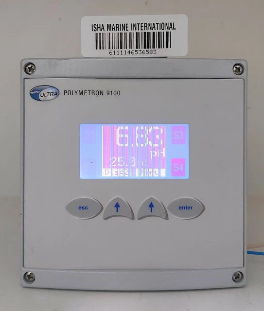 HACH ULTRA POLYMETRON 9100 Analyzer 9125 Conductivity Transmitter ...