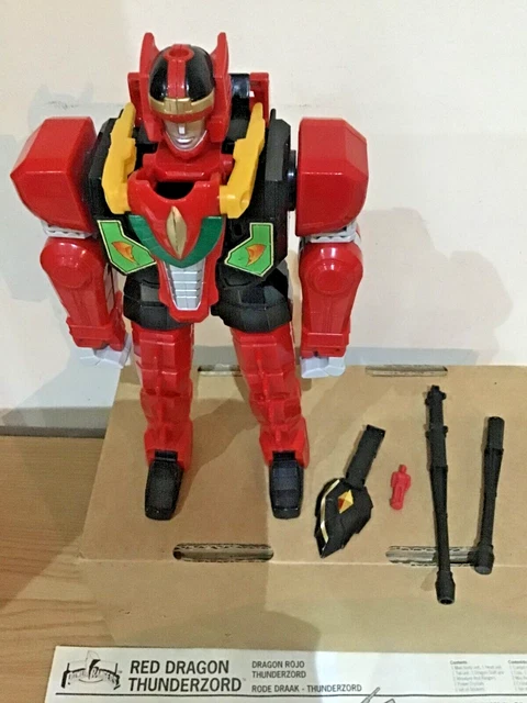 POWER RANGERS MIGHTY Morphin Red Dragon Thunderzord Complete with Acces ...