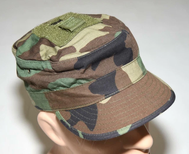 US ARMY SPECIAL Forces ODA SOF Modified Woodland M81 Hot Weather Cap ...