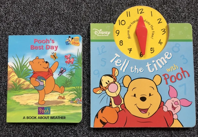 WINNIE THE POOH Book Bundle Tell The Time With Pooh & Pooh’s Best Day ...