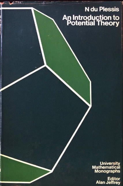 INTRODUCTION TO POTENTIAL Theory University Mathematical Monographs; 7 ... INTRODUCTION TO POTENTIAL Theory University Mathematical Monographs; 7 ...