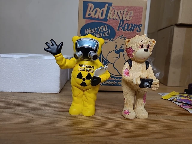 BAD TASTE BEARS Bunsen And Beaker set of two figurines £30.55 - PicClick UK