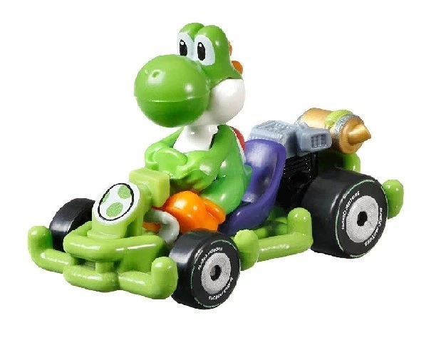 HOT WHEELS Mario Ka - Hot Wheels - Mario Kart - Die Cast - Yoshi /Toy ...