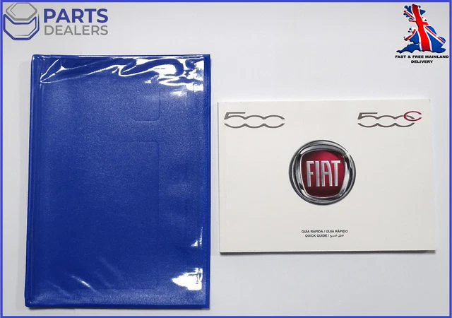 GENUINE FIAT 500 500C Hybrid 2020-2025 Quick Guide Basic Guide Manual ...
