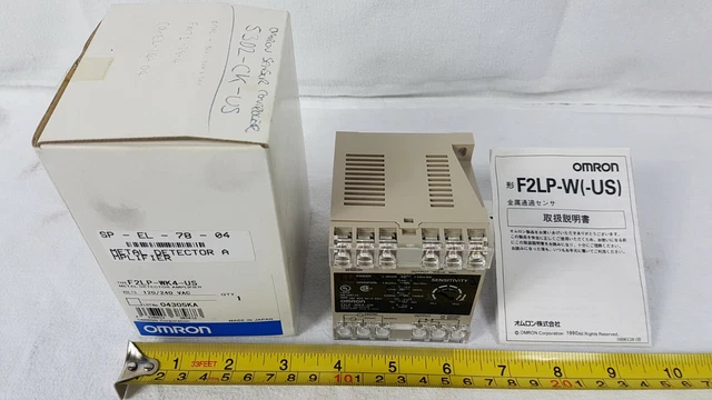 OMRON F2LP-WK4-US METAL Detector Amplifier - 120/240VAC 50/60 Hz ...