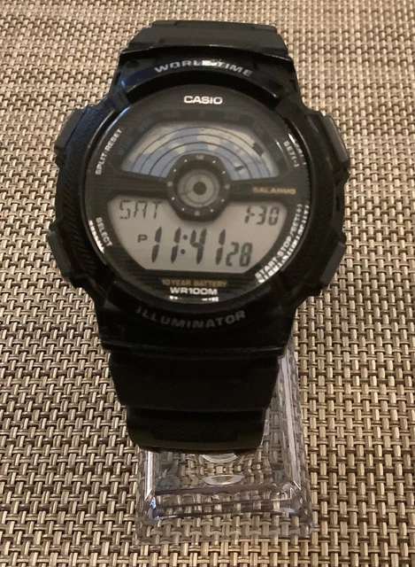 CASIO AE-1100W WORLD Time Illuminator Digital Mens Watch EUR 11,65 - PicClick FR