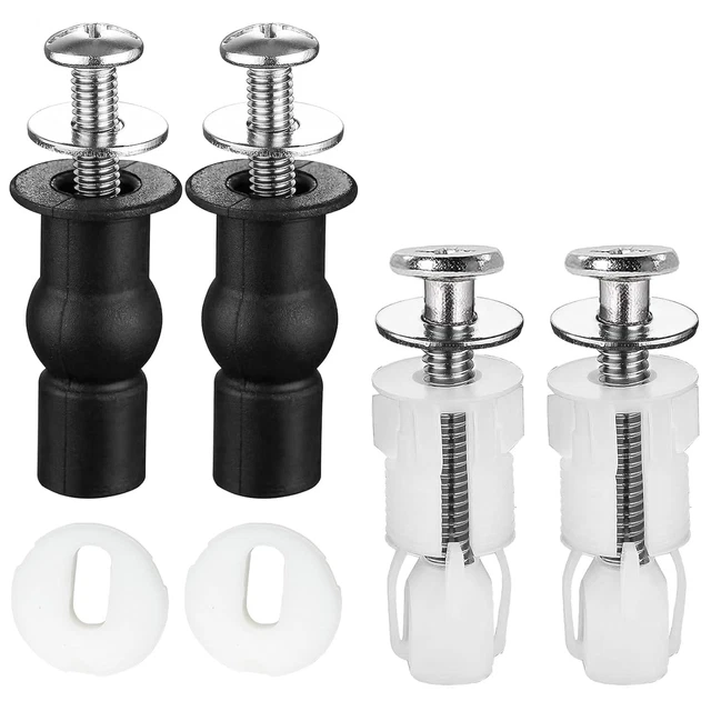 TOILET SEAT FITTINGS, 4 Pcs Expansion Screws and Fixtures, 4cm/1.57 ...