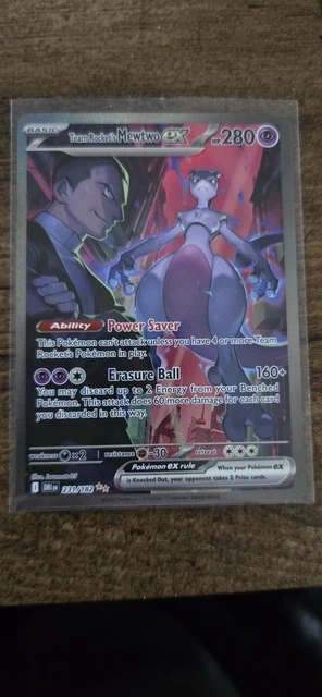 POKÉMON TCG TEAM Rocket's Mewtwo EX Destined Rivals 231/182 £271.12 ...