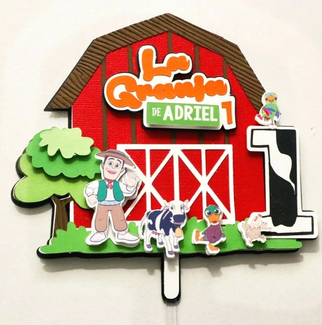 LA GRANJA DE Zenon Cake Topper, Granja Zenon Smash Cake Topper EUR 27 ...