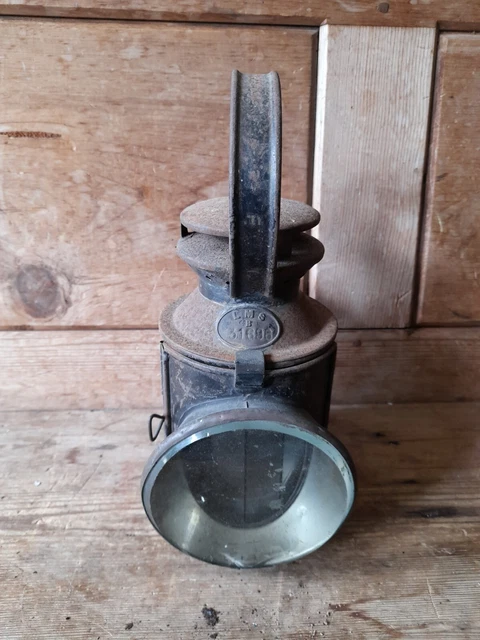 LMS HAND lamp. Railwayana. LMS railway lamp EUR 112,30 - PicClick IT