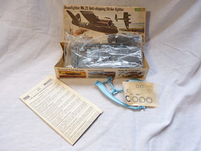 VINTAGE FROG 1/72 Model Kit, Boxed Complete & Unused-Beaufighter Mk2 ...