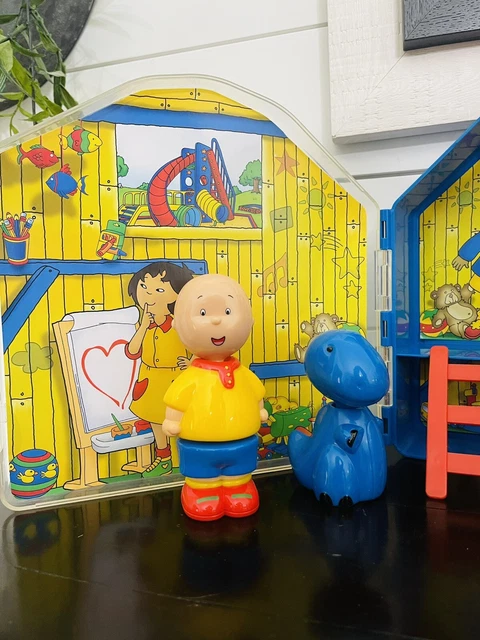 CAILLOU PBS KIDS Figure Pop Apart Snap Play Figures Take Along House ...