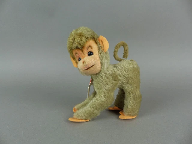 ALTER ORIG. SCHUCO Hegi Affe Baby-Moll 50er Jahre 16 cm unbespielt 8009 ...