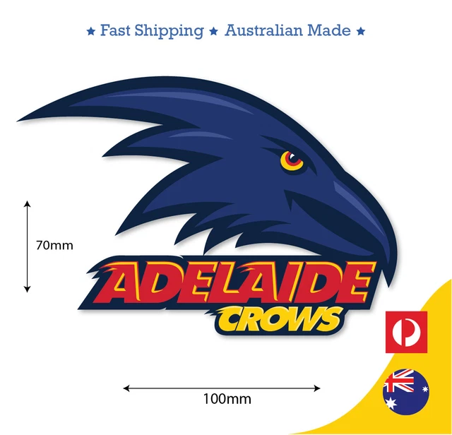 ADELAIDE CROWS CLUB Afl Aussie Rules Sticker Decal 2 Sizes $12.00 ...