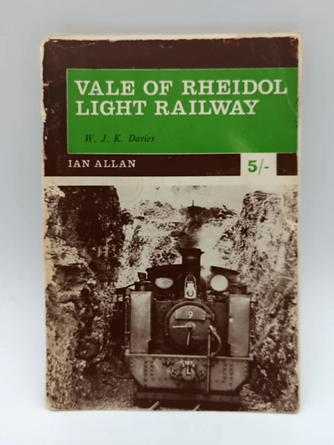 VALE OF RHEIDOL Light Railway by WJK Davies (Welsh Paperback Train Book ...