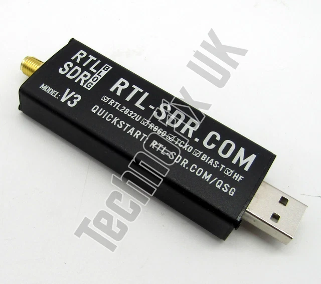 RTL-SDR BLOG V3 SDR dongle R820T2 tuner RTL2832U 1ppm TCXO HF USB Stick ...