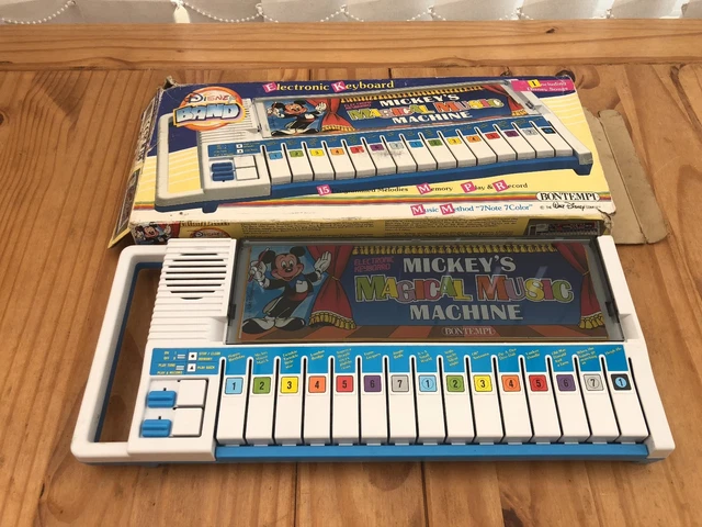 DISNEY'S MICKEY'S MAGICAL Music Machine Bontempi 1987 Electronic ...