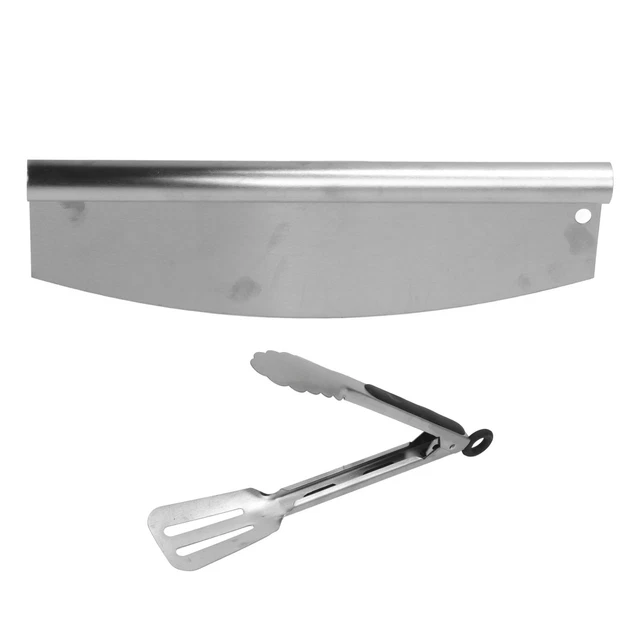 PIZZA CUTTER TOPPER Plastic Rocking Ergonomic Set Cutting Tool Rocker ...