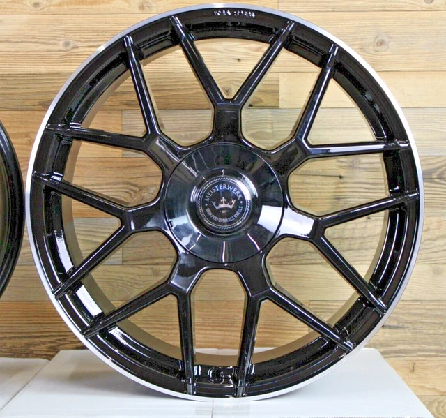 19 ZOLL FELGEN MM05 schwarz matt Mercedes E GLC S Klasse W211 W213 W221 ...