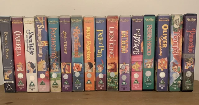 WALT DISNEY VHS bundle £12.00 - PicClick UK