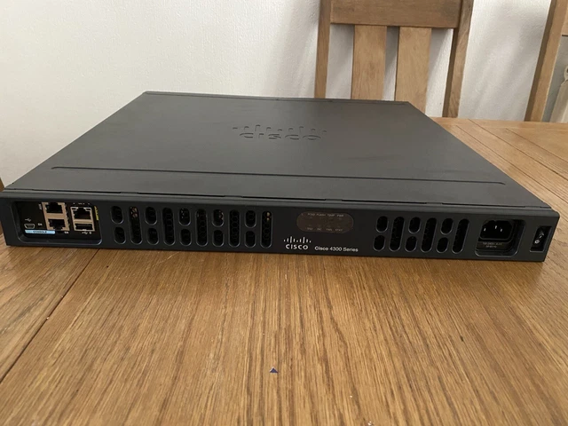 CISCO ISR 4331 4300 Series 1U Integrated Services Router ISR4331/K9 2x ...