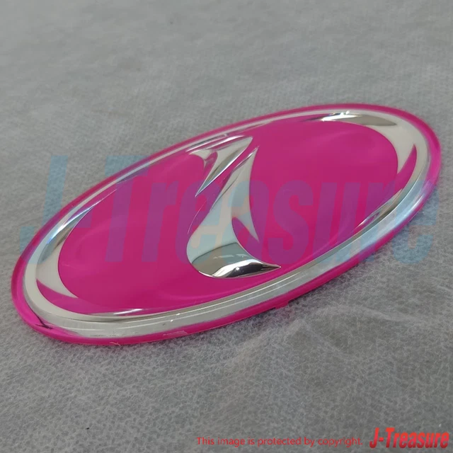 SUBARU IMPREZA WRX STi GDB GDC Genuine Pink " i " Front Grill Emblem ...