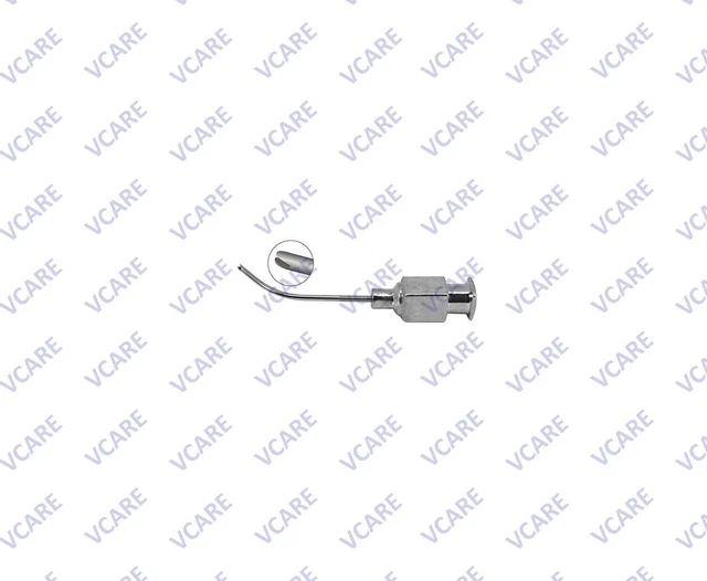 SUBTENON FLAT ANESTESIA Cannula Curva Punta Appiattita 19G Strumento ...