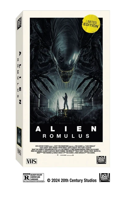 ALIEN ROMULUS (VHS) Limited Edition 2024 Retro Aliens Sci-Fi NEW ...