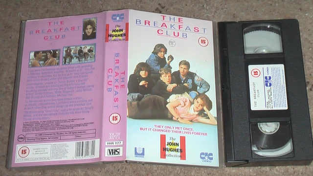 THE BREAKFAST CLUB VHS Video Tape Cassette PAL CIC £5.99 - PicClick UK