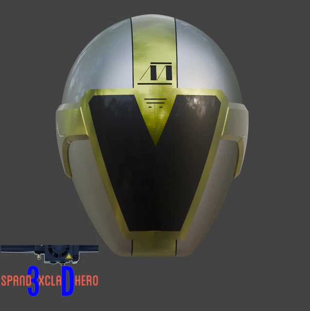 POWER RANGERS LIGHTSPEED Rescue Titanium Ranger Helmet KIT £50.00 ...