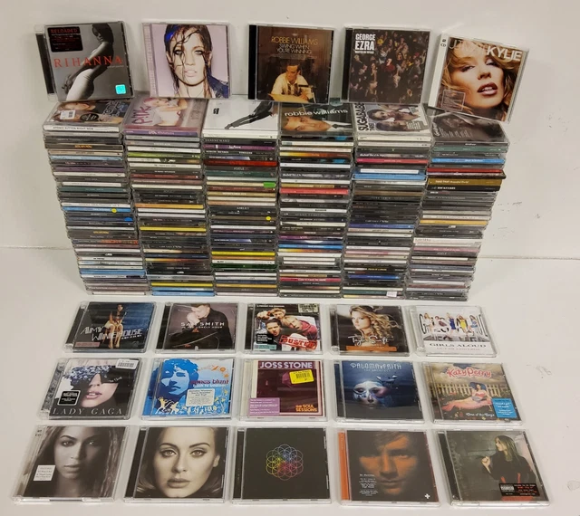 230 X 00S Pop CD Joblot - Rihanna Jess Glynne Robbie Williams George ...