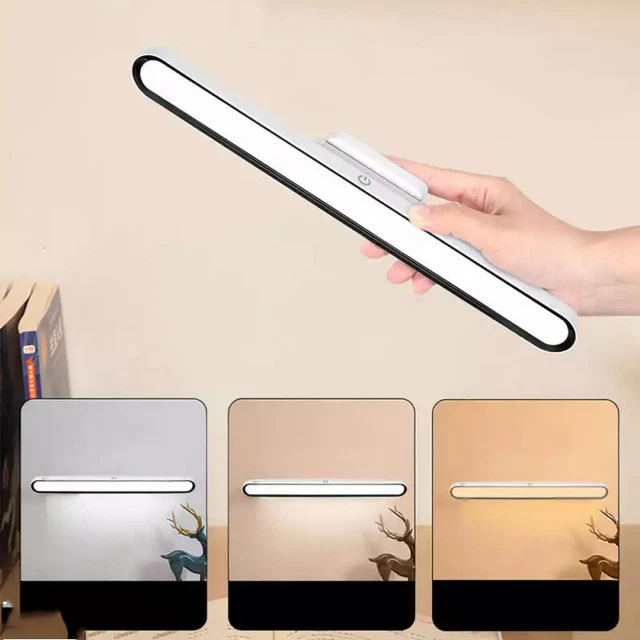 WIRELESS LED TOUCH Sensor Magnetic Light USB Rechargeable Strip Cabinet ...